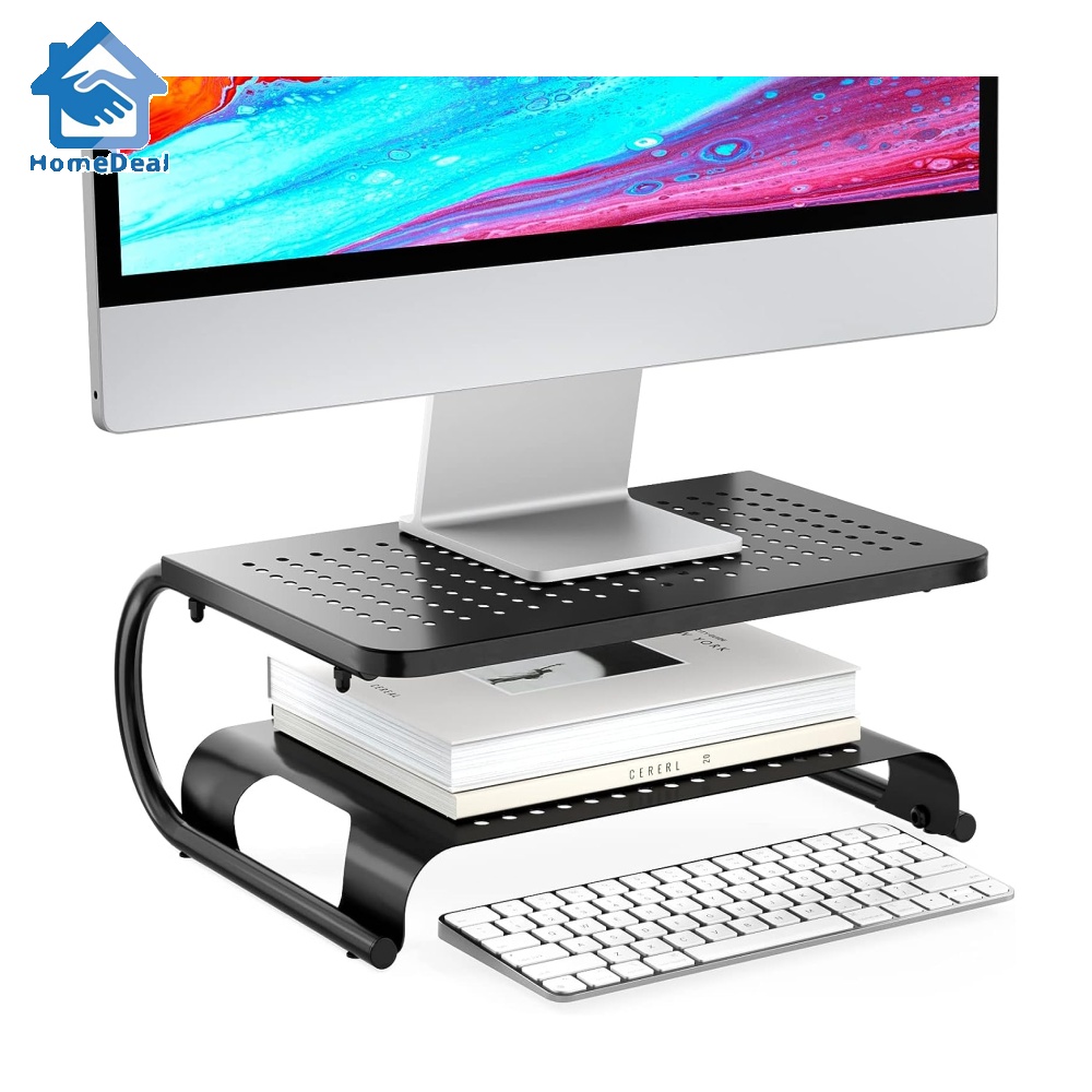 WALI Monitor Stand Riser, Computer Desktop Stand Riser Holder, Vented ...