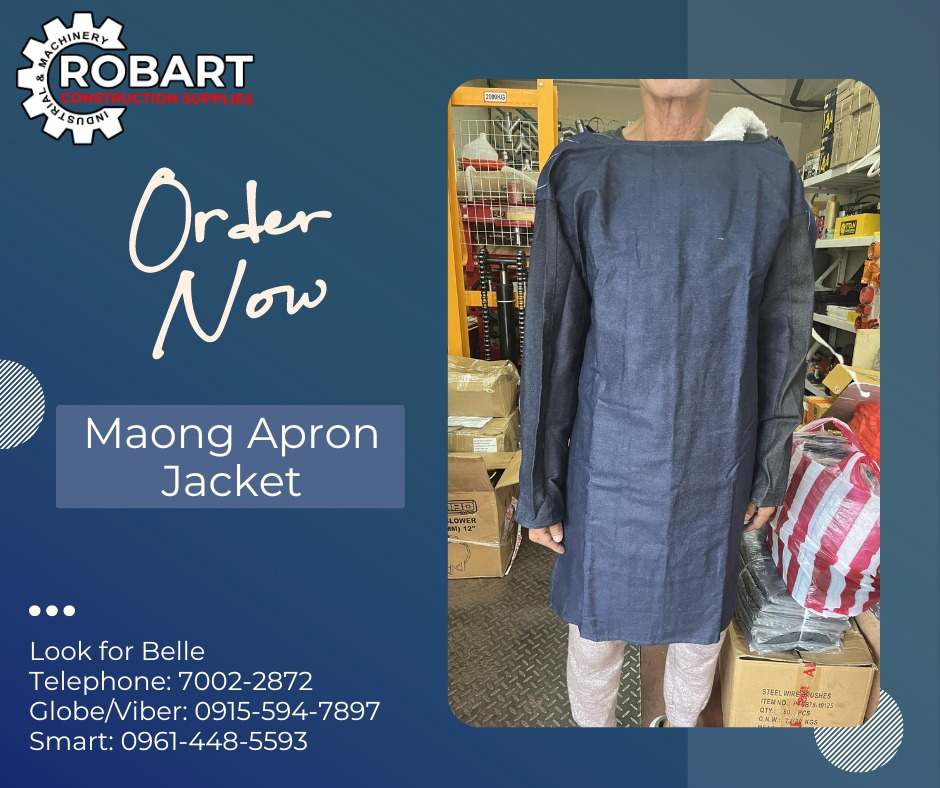 Welding Apron Jacket Maong, Commercial & Industrial, Construction Tools ...