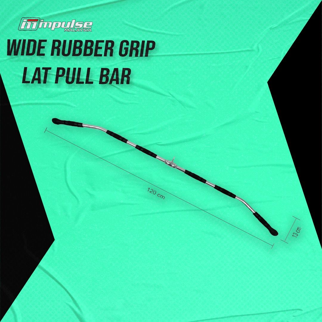 Wide Rubber Grip Lat Pulldown Bar, Sports Equipment, Other Sports ...