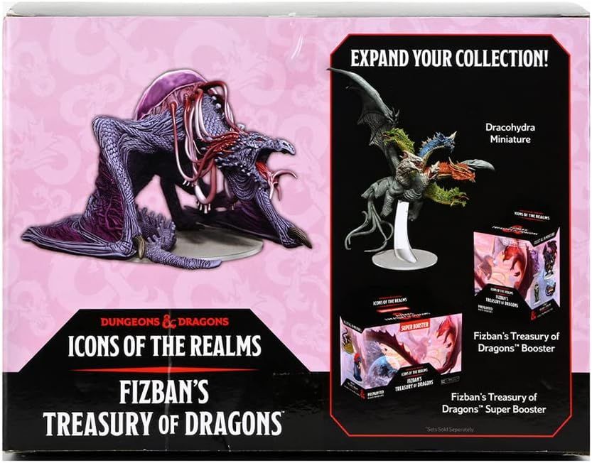 WizKids D&D Icons of The Realms Miniatures: Set 22 -Elder Brain Dragon ...