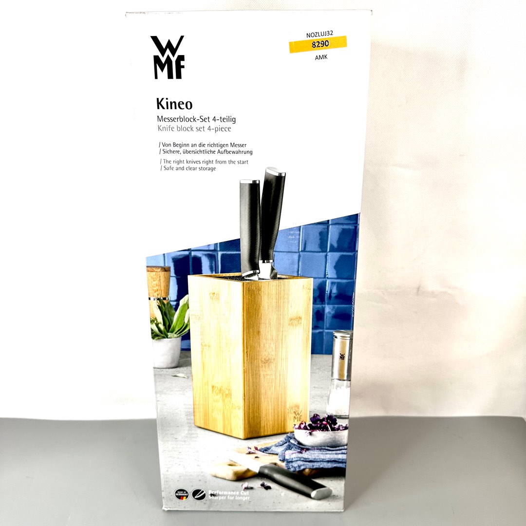 WMF Kineo Knife Block Set, Furniture & Home Living, Kitchenware ...
