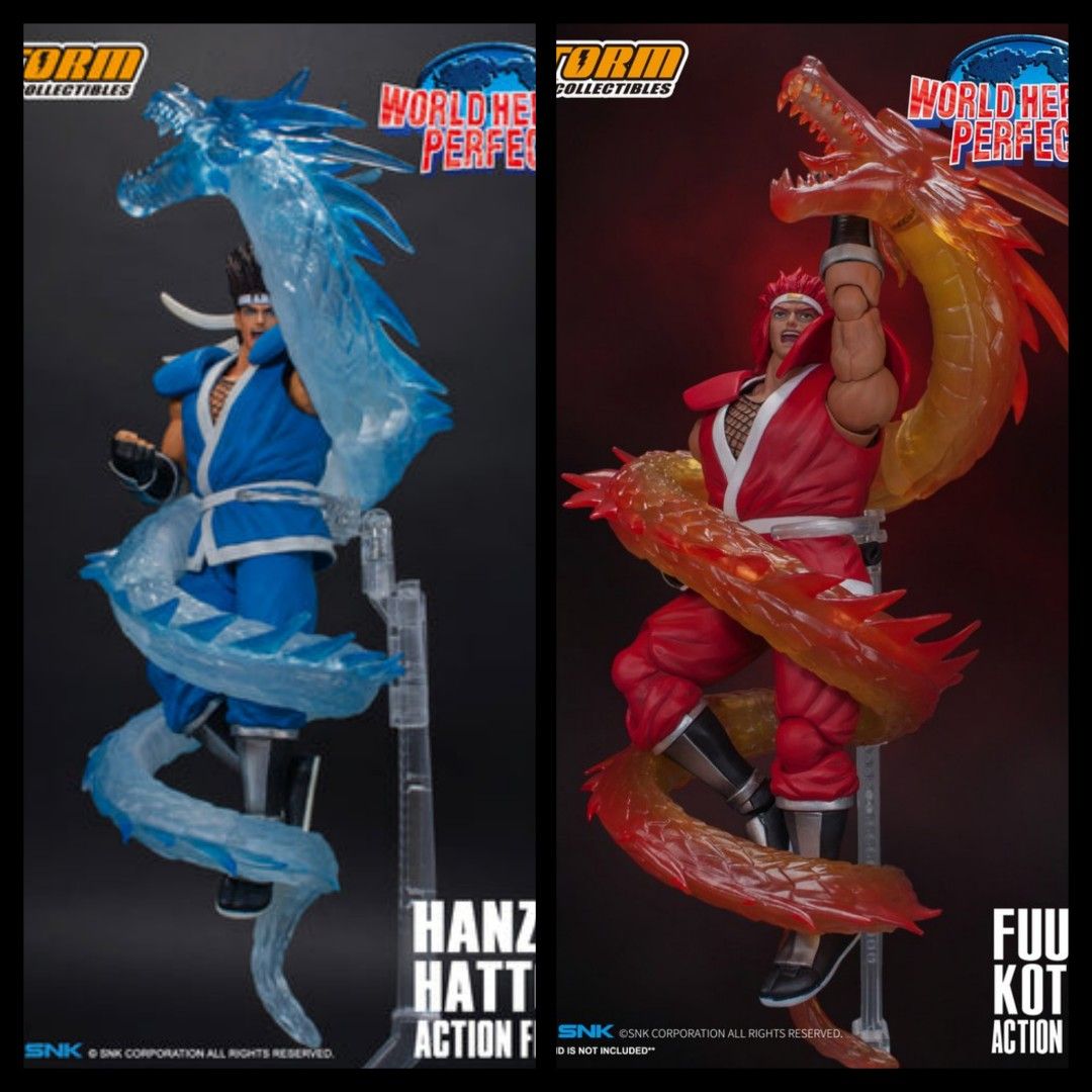 WORLD HEROES PERFECT HANZO HATTORI FUUMA KOTARO STORM COLLECTIBLES SNK ...