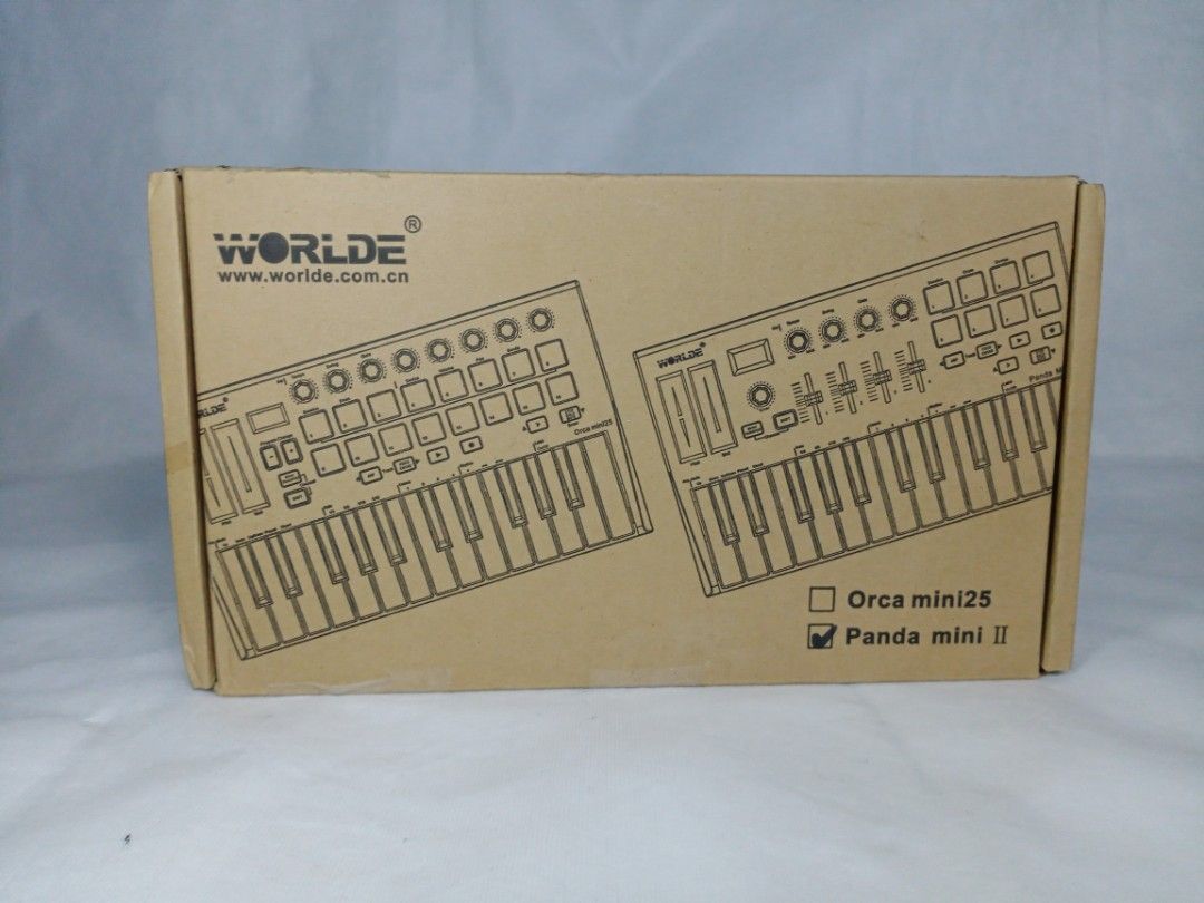 WORLDE PANDA MINI 2 MIDI CONTROLLER II CONTROLER MK2 MKII 25 KEYS ...