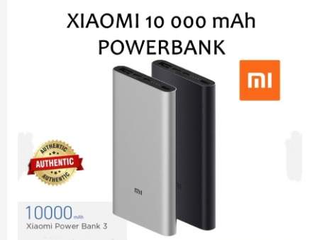 Xiaomi Powerbank Gen 3 10000 mAh Quick Charge Power Bank / Portable ...