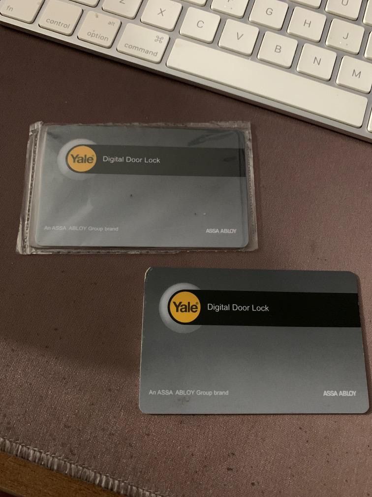 Yale Digital Door Lock Cards, Furniture & Home Living, Security & Locks ...
