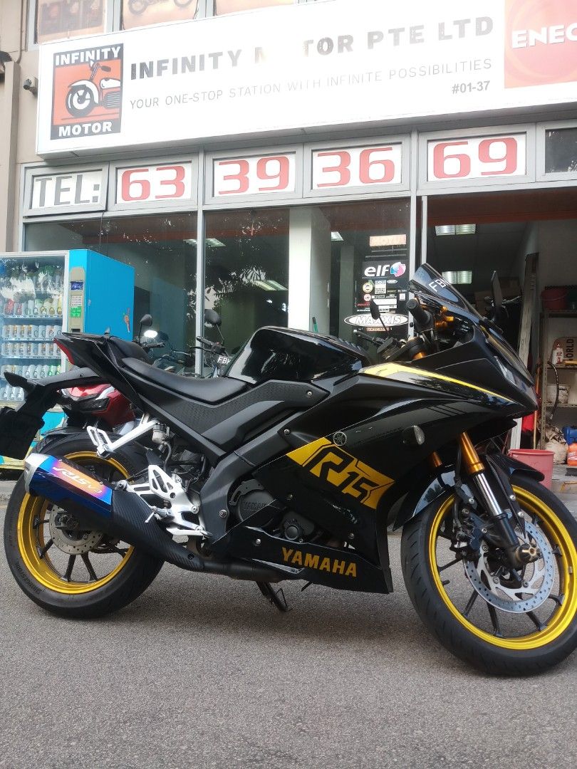 Yamaha R15 V3, Motorcycles, Motorcycles for Sale, Class 2B on Carousell