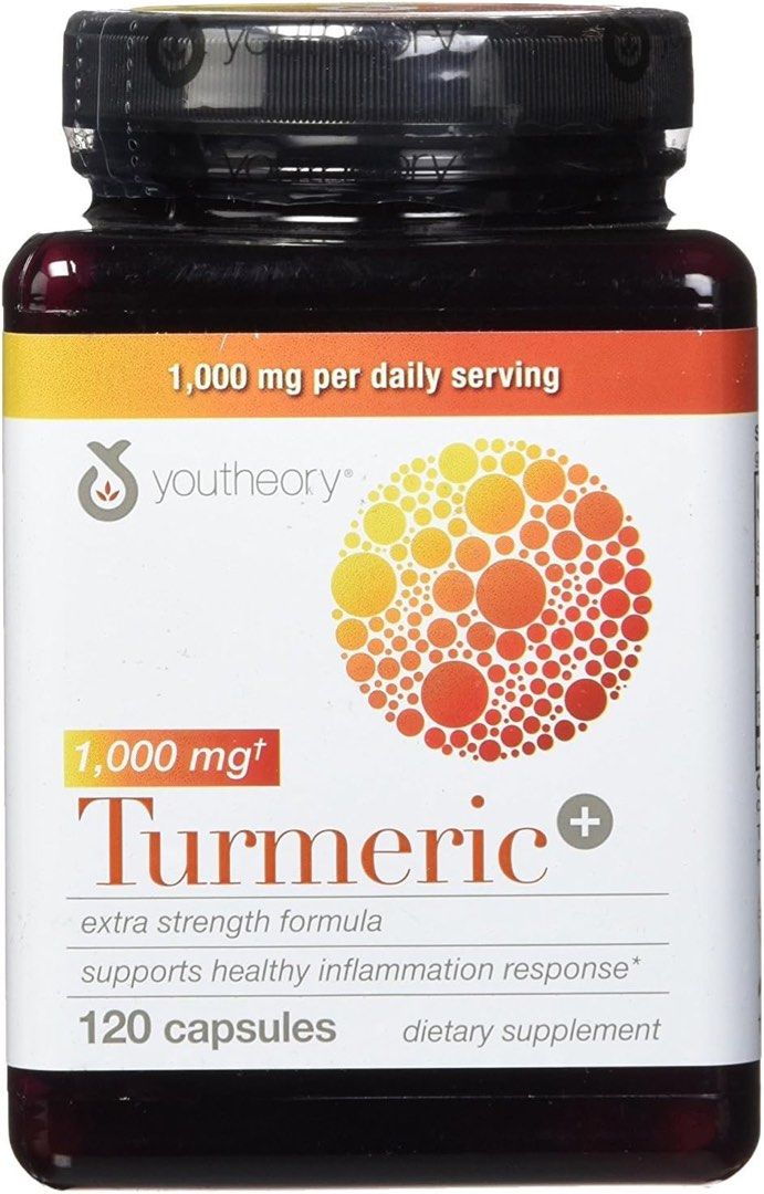Youtheory Turmeric Extra Strength Formula 2,250 mg, 健康及營養食用品, 健康補充品, 健康 ...