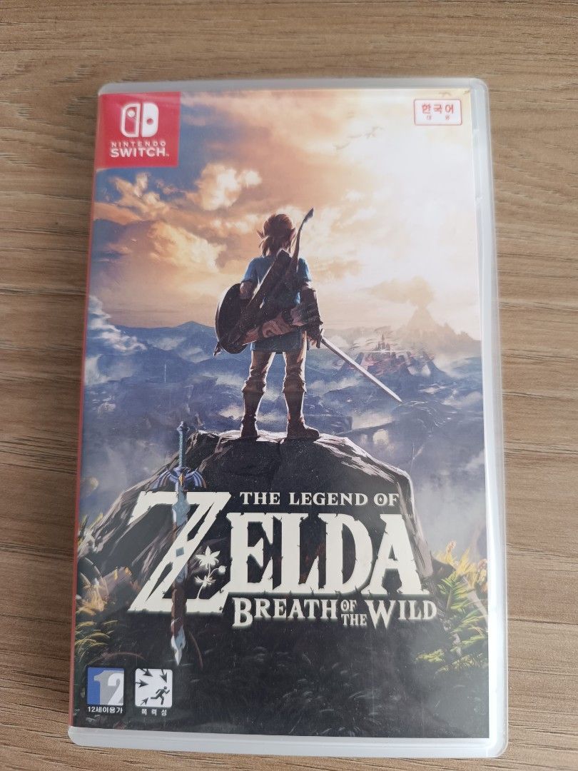 Zelda BOTW Breath Of The Wild Nintendo Switch console game, Video ...