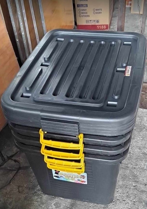 143L BIG BLACK STORAGE BOXES - To Bagumbayan QC on Carousell