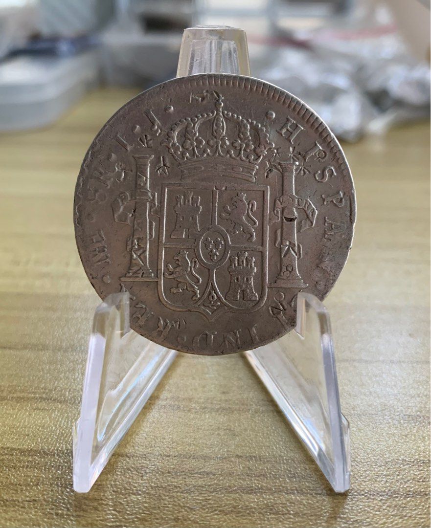 1801 Carolus IIII 8 reales old spanish silver coin on Carousell