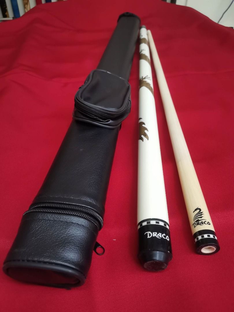 1 PC RADIAL DRACO DRAGON BILLIARD CUE STICK WITH 1X1 HARDCASE BLACK ...