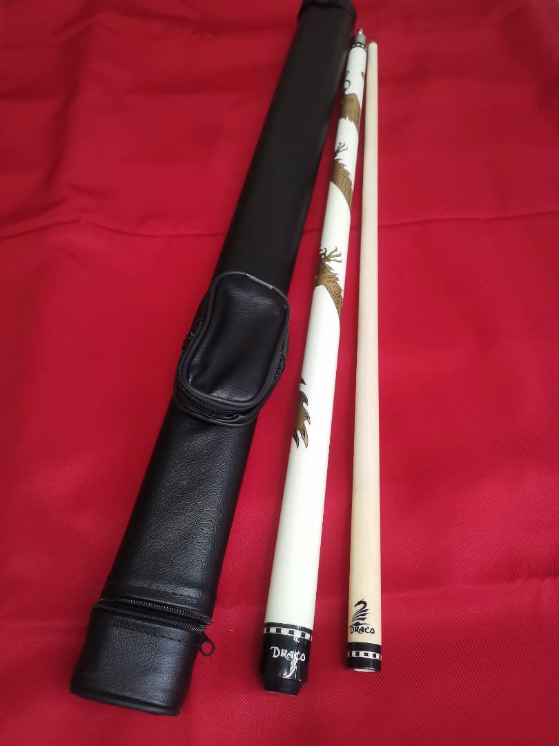 1 PC RADIAL DRACO DRAGON BILLIARD CUE STICK WITH 1X1 HARDCASE BLACK ...