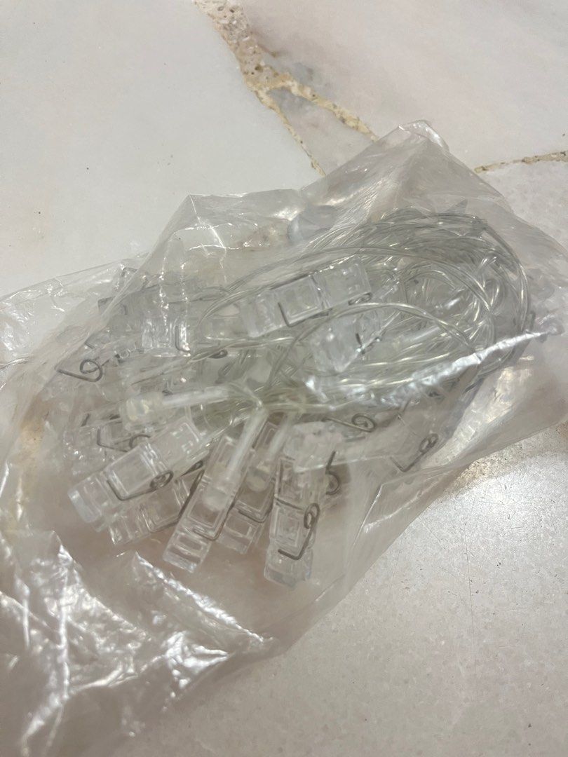 30 clips / 3m fairy lights clips battery operated, Furniture & Home ...