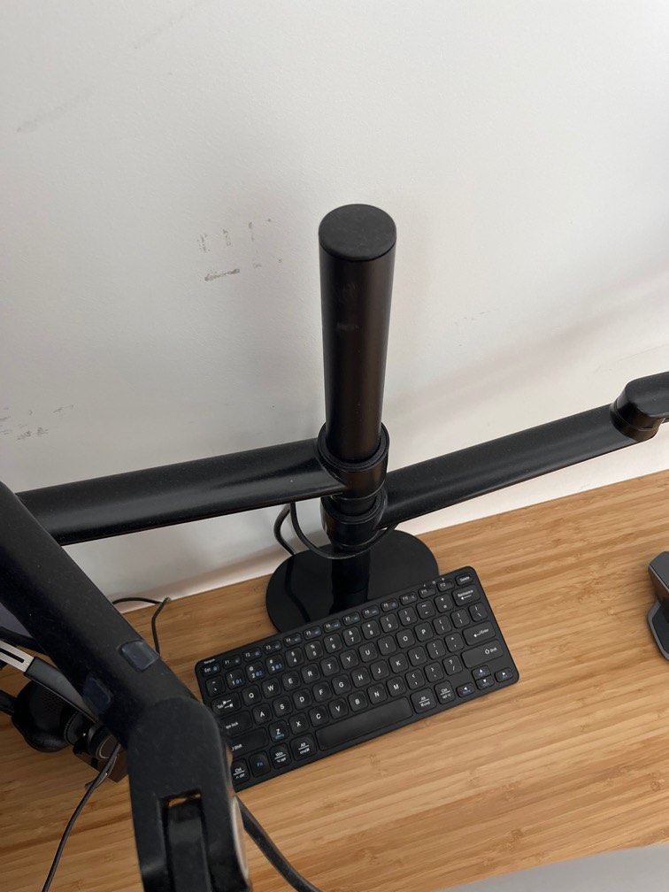 3 arm Monitor arm with laptop stand., Computers & Tech, Office ...