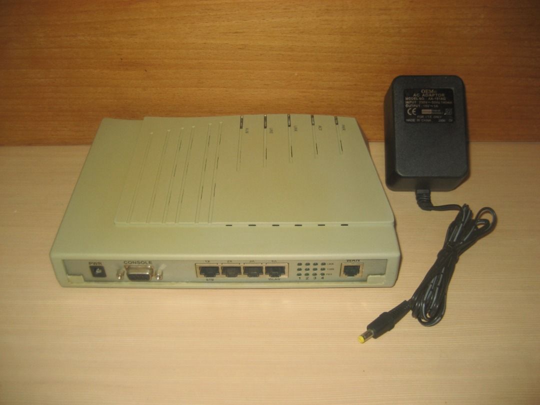 🌟🌟🌟 NEC NTA-3110 ADSL Modem Router 連【原裝】AC15V 1A 火牛 適合還機 HKT PCCW ...