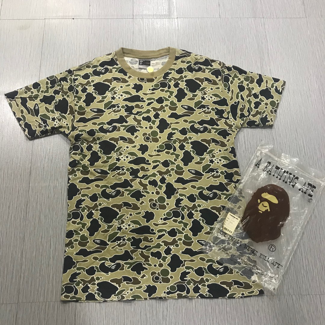A Bathing Ape Bape full print vintage, Men's Fashion, Tops & Sets ...