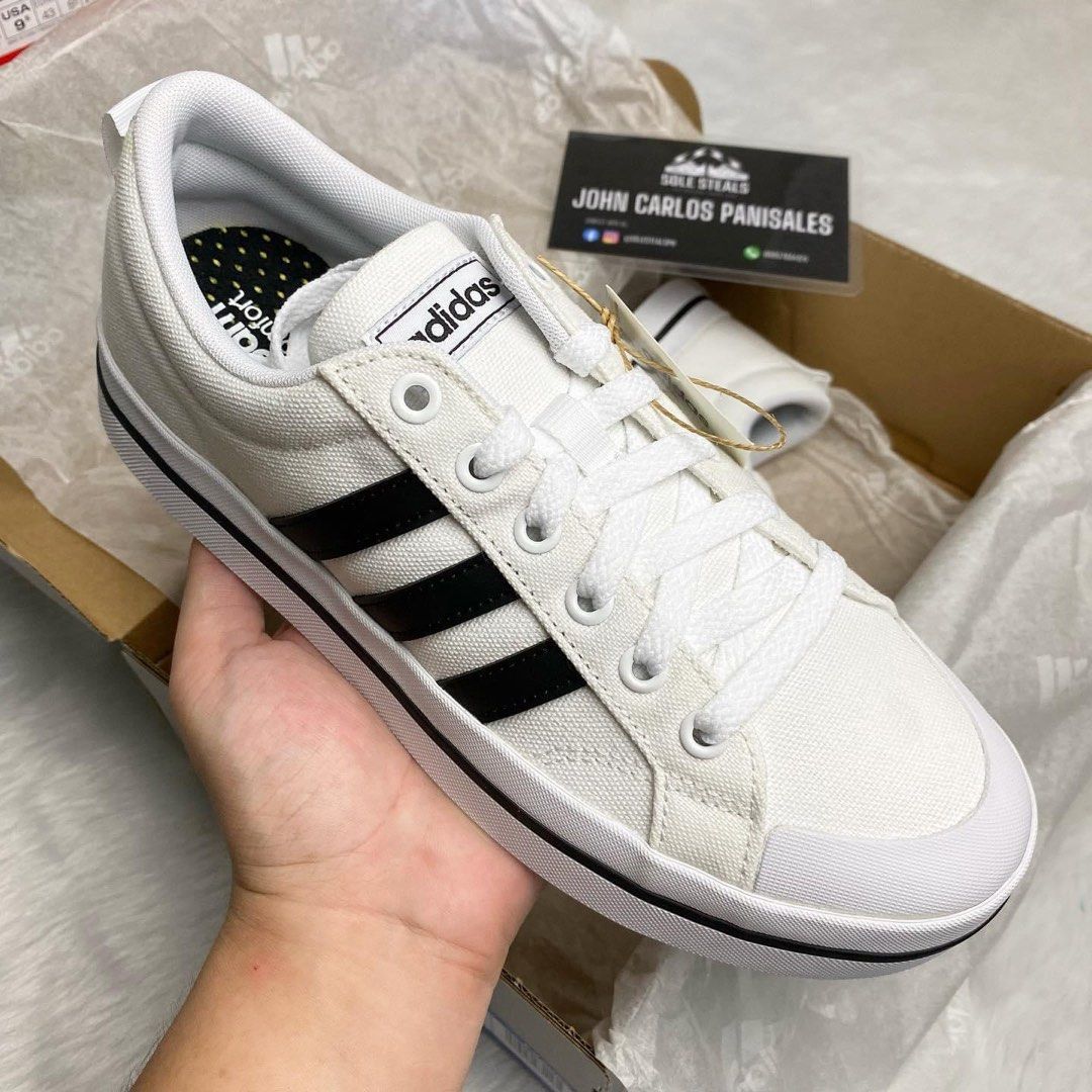 Adidas Bravada White Black, Men's Fashion, Footwear, Sneakers on Carousell