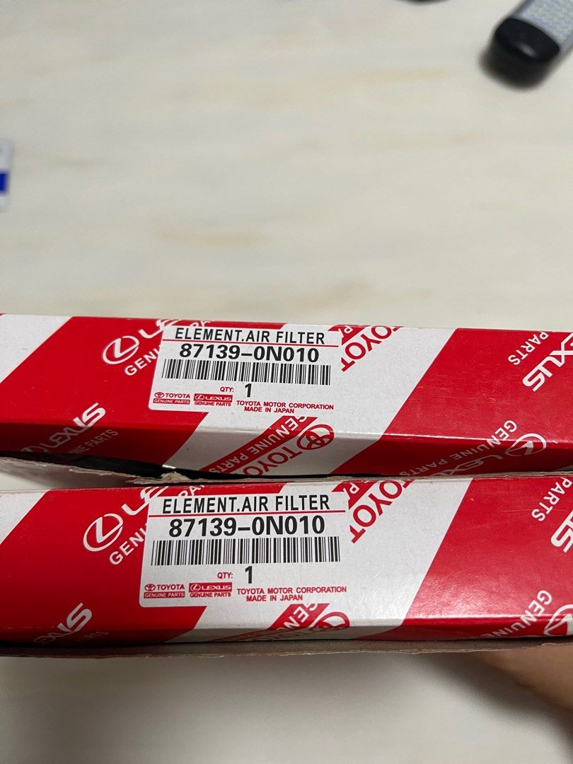 Aircon filter 87139-0N010 Original, Car Accessories, Accessories on ...