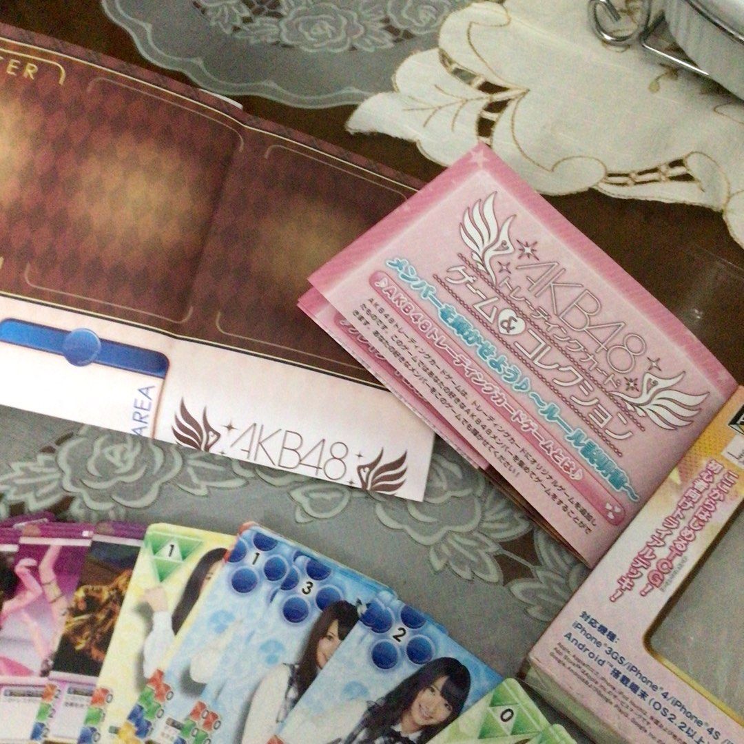 AKB48 playing cards, Hobbies & Toys, Toys & Games on Carousell