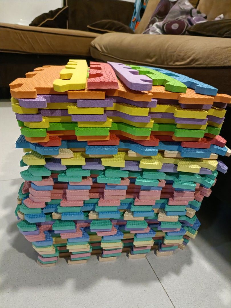 Alphabet Foam Playmat, Babies & Kids, Infant Playtime on Carousell