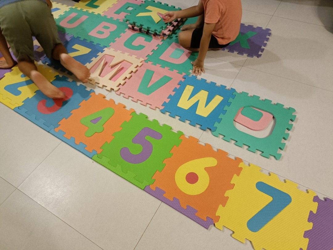 Alphabet Foam Playmat, Babies & Kids, Infant Playtime on Carousell