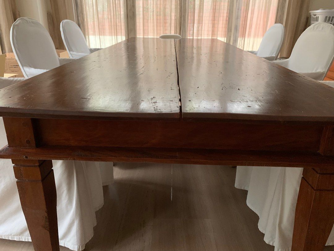 Antique dining table Philippine hardwood, Furniture & Home Living ...