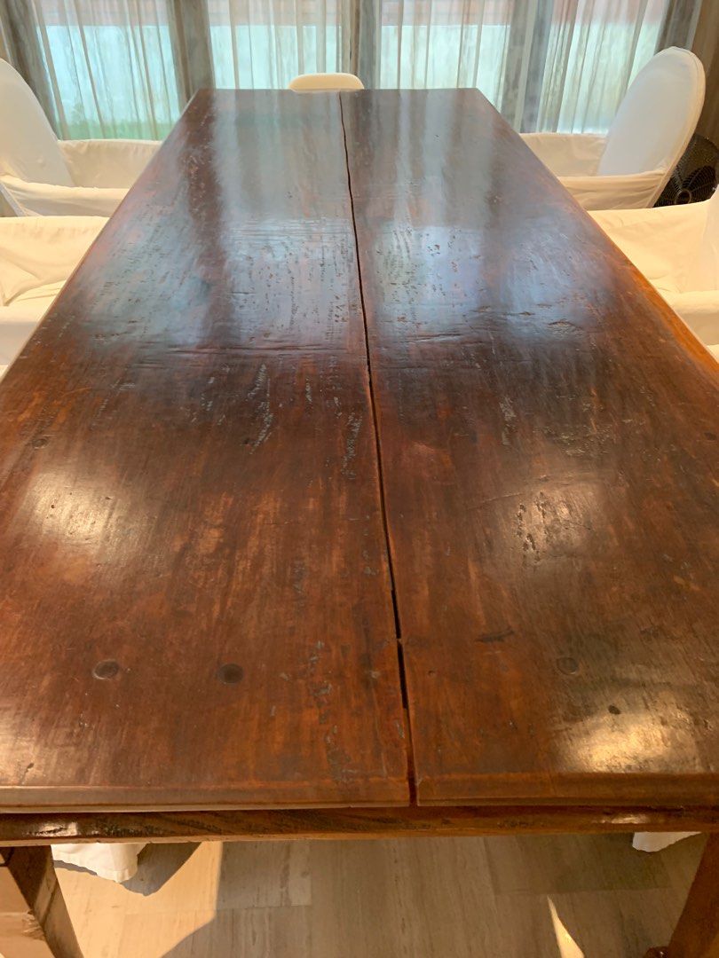 Antique dining table Philippine hardwood, Furniture & Home Living ...