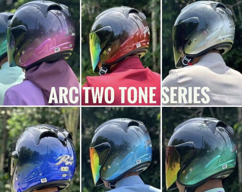 ARC RITZ TWO TONE ORIGINAL!!, Motorcycles, Motorcycle Apparel on Carousell