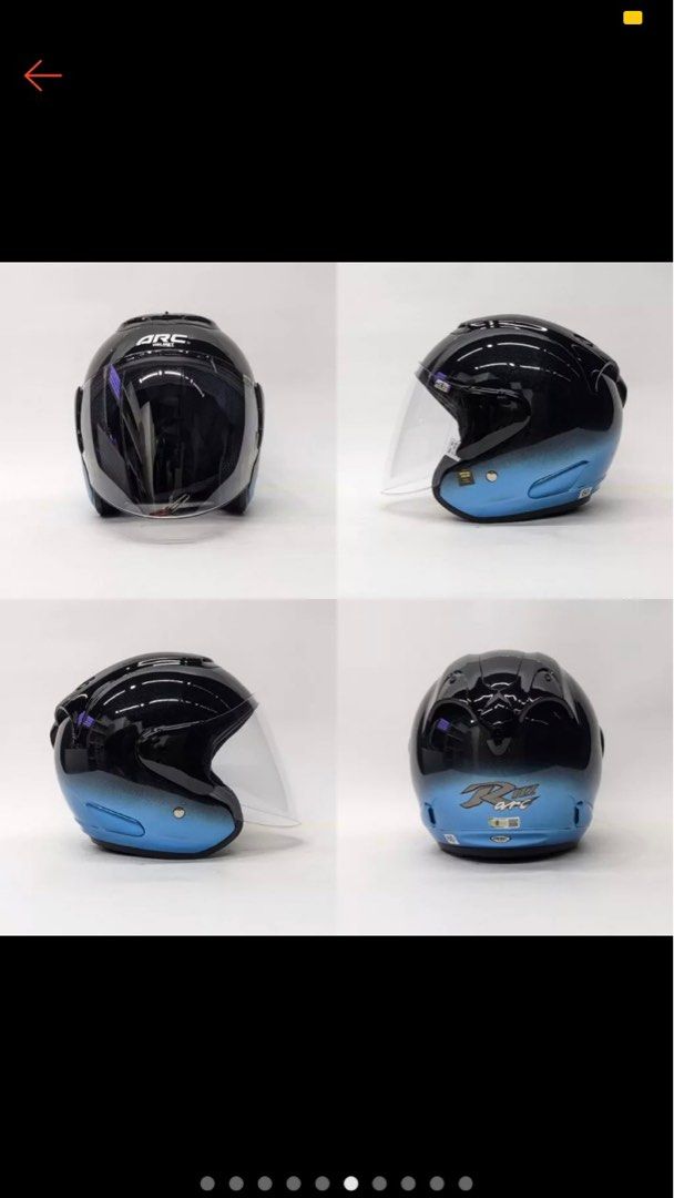 ARC RITZ TWO TONE ORIGINAL!!, Motorcycles, Motorcycle Apparel on Carousell