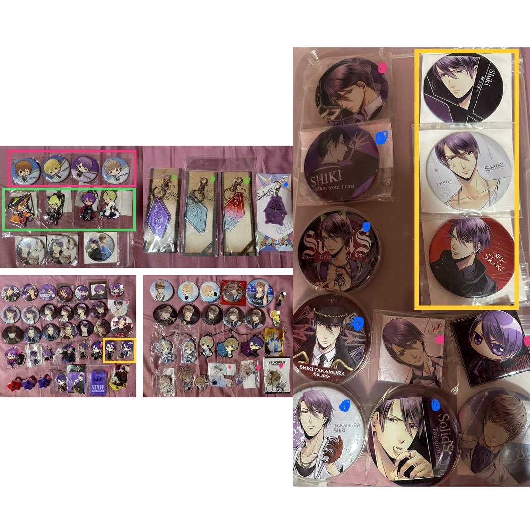 Assorted Tsukipro Merchandise - Solids Takamura Shiki / Quell Izumi Shu ...