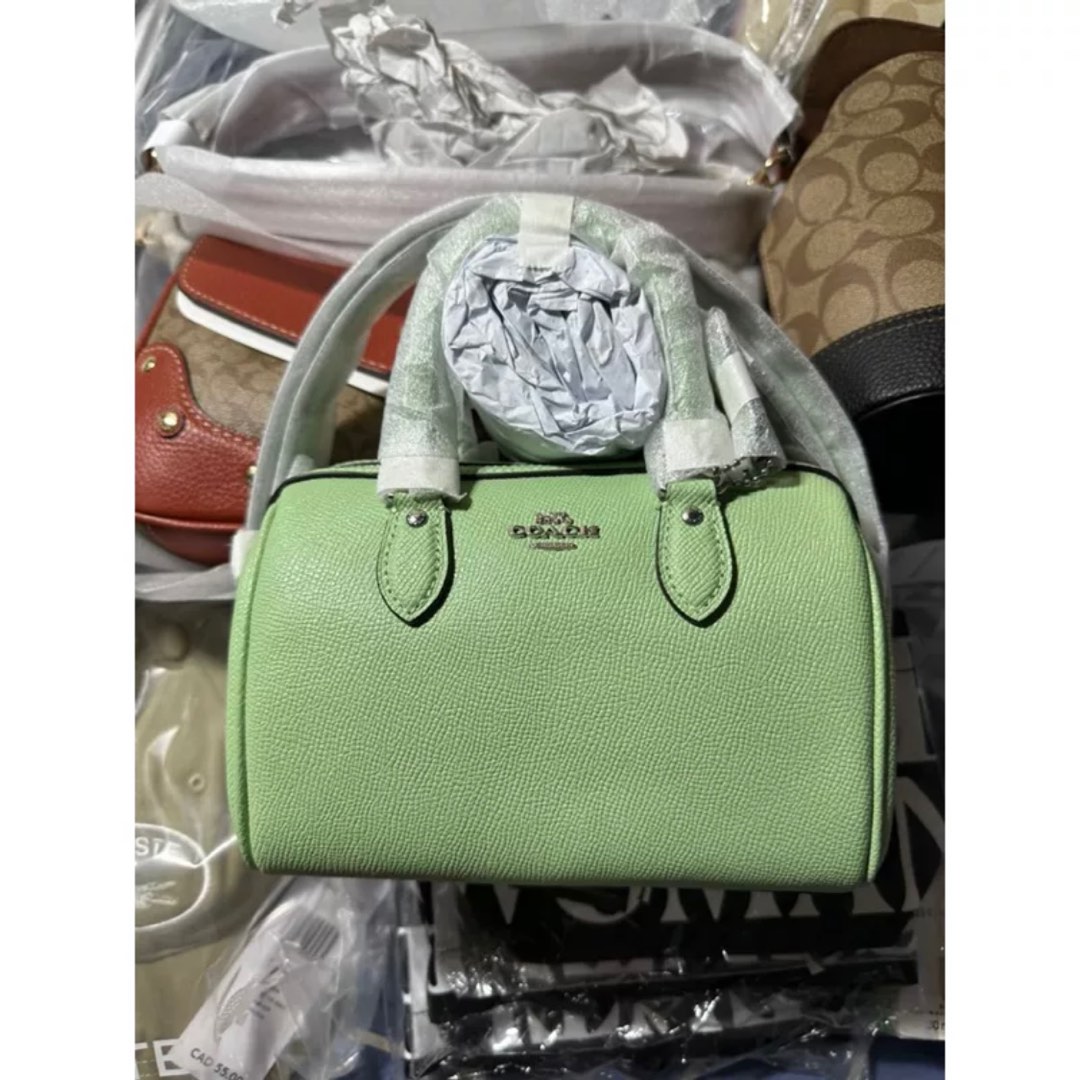 Authentic Coach Mini Rowan Cross-body Bag in Pale Pistachio on Carousell