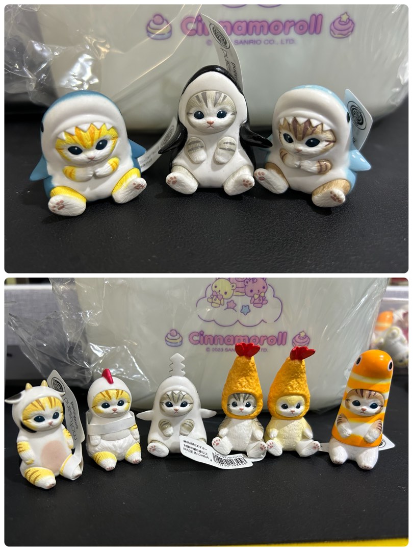 Authentic Cow play cow moo cpcm X Mofusand Cute cat prawn Ebi shark ...