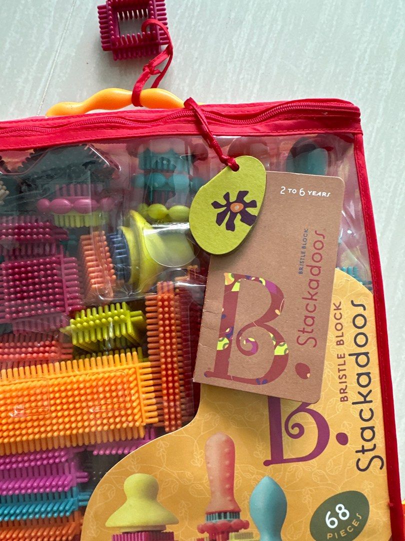BNIB B. Toys Building blocks Stackadoos for kids -STEM Toys, Hobbies ...