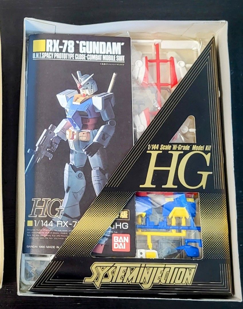 Bandai 1990 HG RX-78-2 Gundam, 興趣及遊戲, 玩具 & 遊戲類 - Carousell