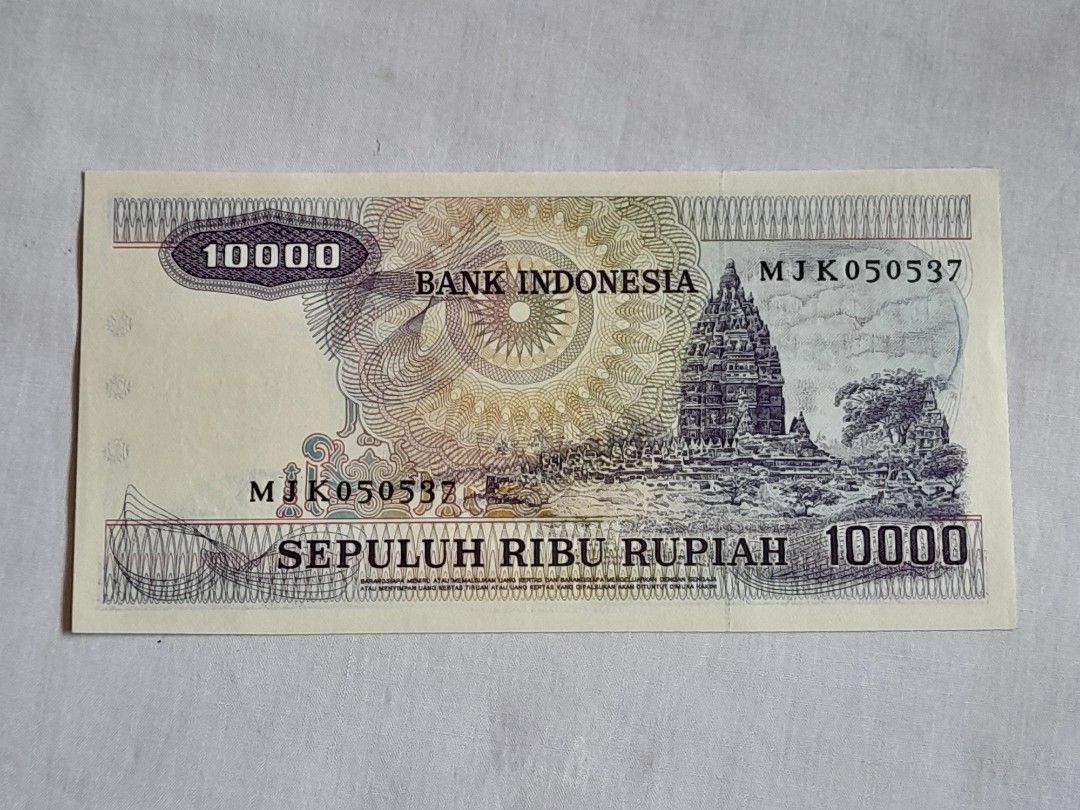 Bank Indonesia Banknote 10000 Sepuluh Ribu Rupiah 1979, Hobbies & Toys ...