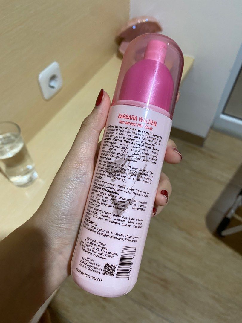 Barbara Hair Spray, Kesehatan & Kecantikan, Perawatan Rambut di Carousell