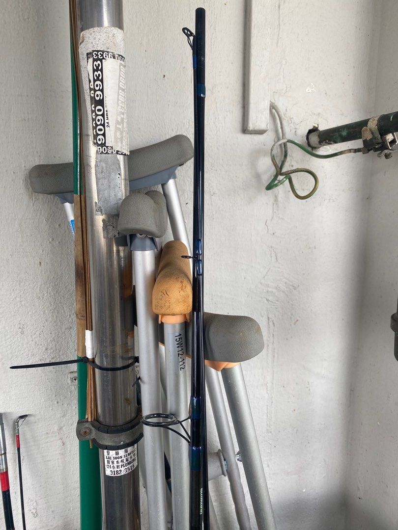 BC reel and Shimano rod, Sports Equipment, Fishing on Carousell