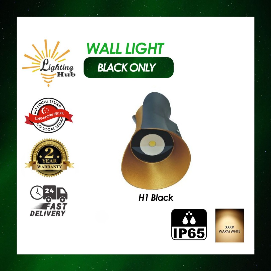 BEST QUALITY LED Wall light for Indoor / Outdoor Type H (3000K ...