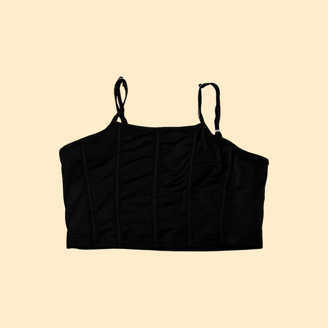 Black Corset Top On Carousell