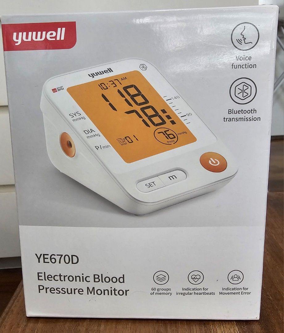 Blood Pressure Monitor, Health & Nutrition, Health Monitors & Weighing ...