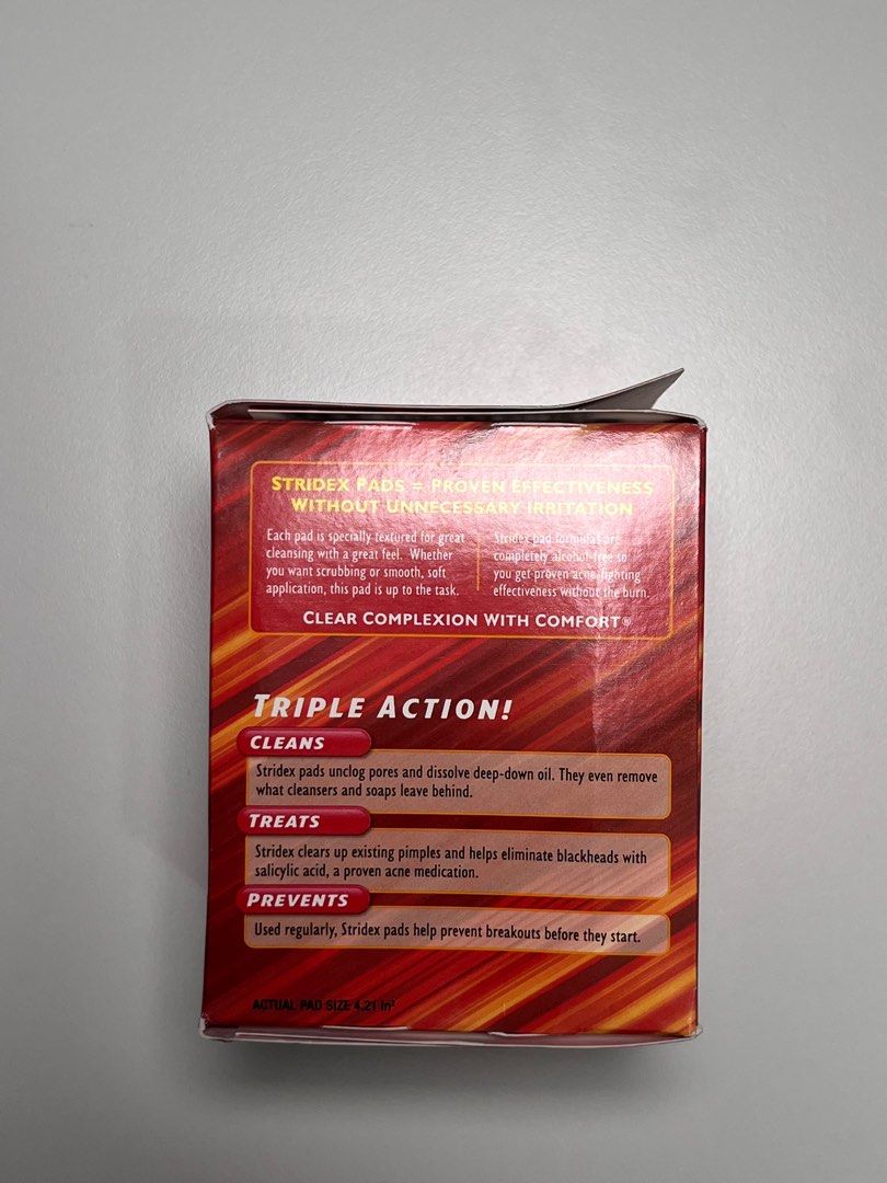 BN Stridex Maximum Acne Pads, Beauty & Personal Care, Face, Face Care ...