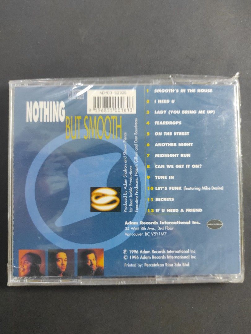Brand New Original CD With Original Pack - - Nothing But Smooth ...