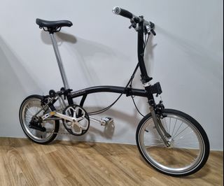 Brompton M2E-X Superlight Cloud Blue 2021, Sports Equipment, Bicycles & Parts, Bicycles on Carousell