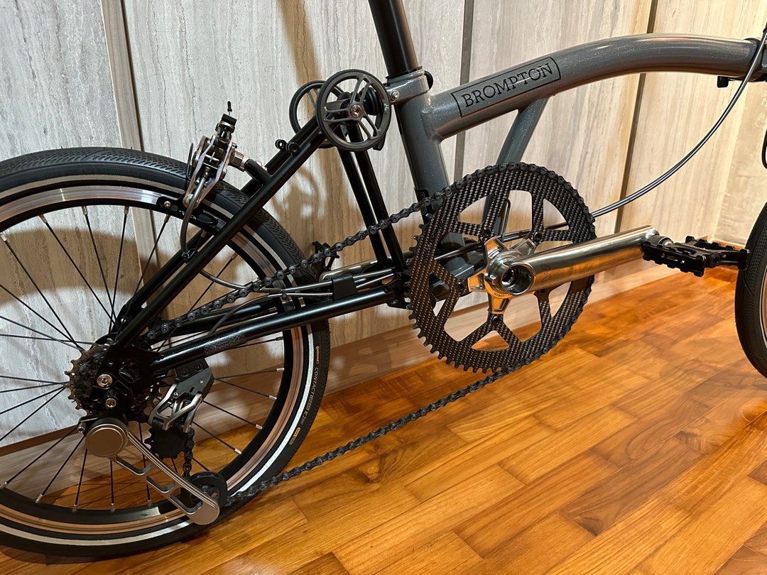 Brompton P Line w multiple upgrades, Sports Equipment, Bicycles & Parts ...