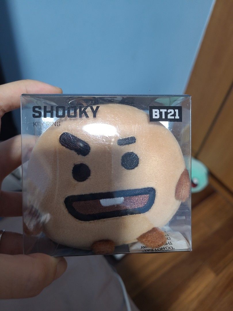 BT21 Shooky Keyring, Hobbies & Toys, Memorabilia & Collectibles, K-Wave on Carousell