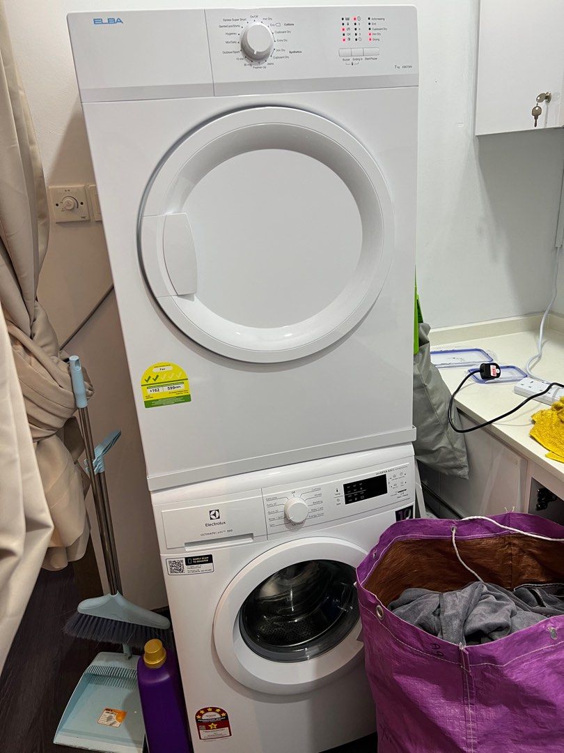 (Bundle) Electrolux EWF8025DGWA Front Load Washing Machine(8kg) + Elba ...