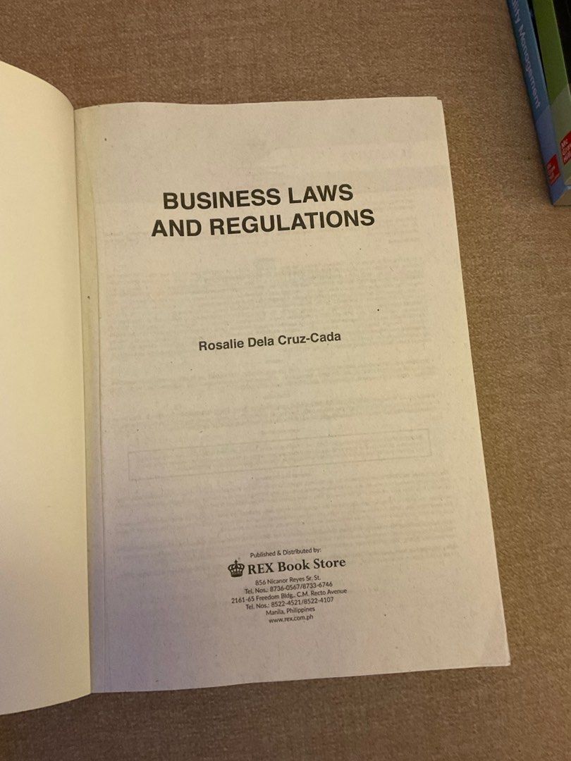 Business Laws and Regulations (1st ed.), Hobbies & Toys, Books & Magazines, Textbooks on Carousell