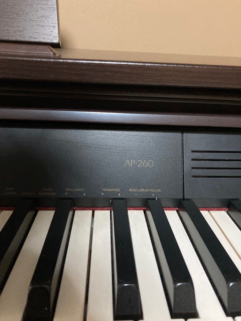 Casio AP-260 Celviano Digital Piano, Hobbies & Toys, Music & Media, Musical Instruments on Carousell