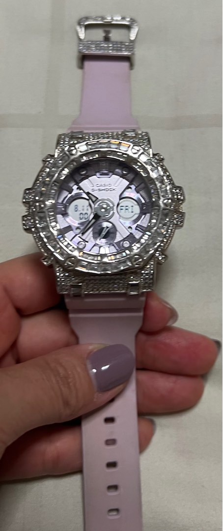 Casio Watch/G-shock lilac color, Luxury, Watches on Carousell