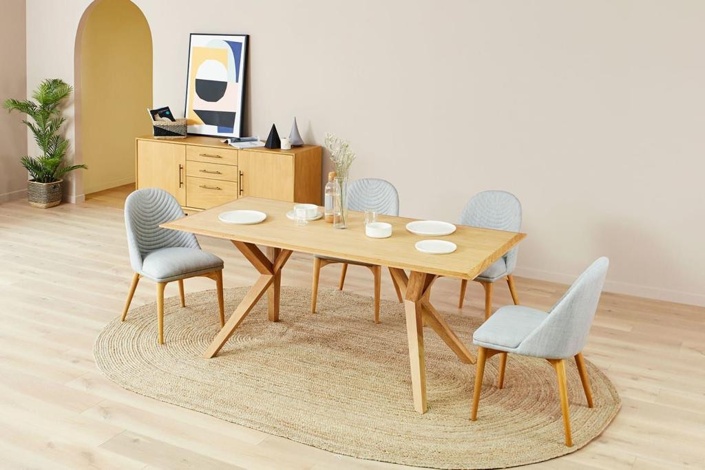 Castlery Dining table and chairs, Furniture & Home Living, Furniture ...